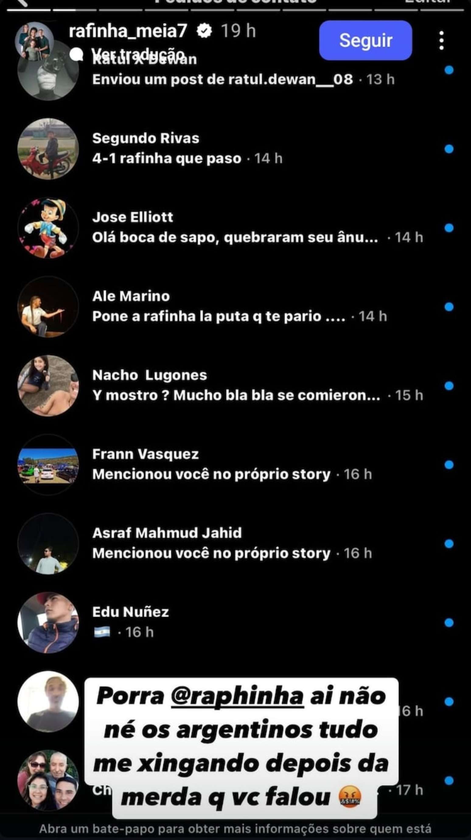 Rafinha, ex-Cruzeiro, tem redes invadidas por argentinos após ser ...