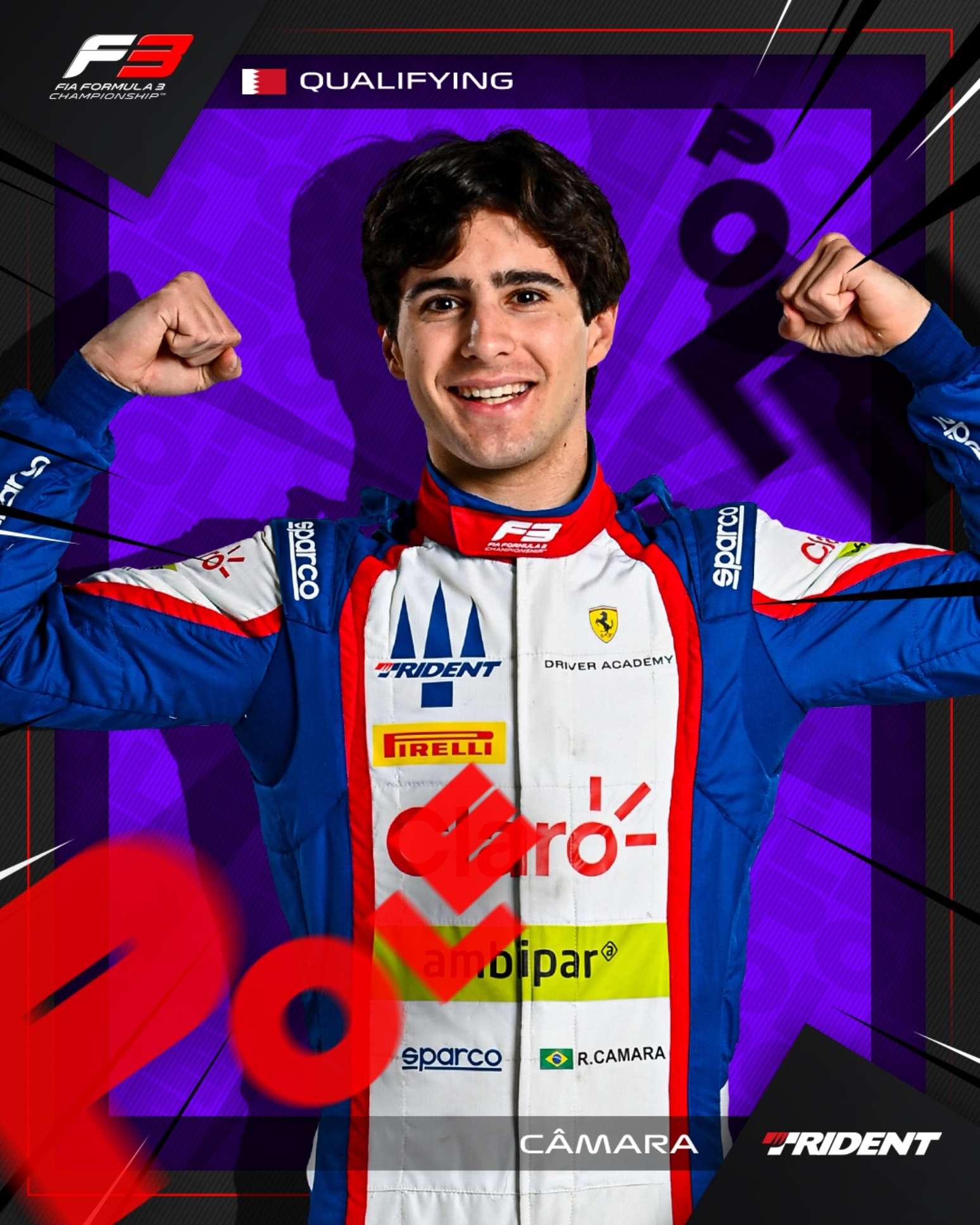 F3: Rafa Câmara conquista a pole para a etapa do Bahrain