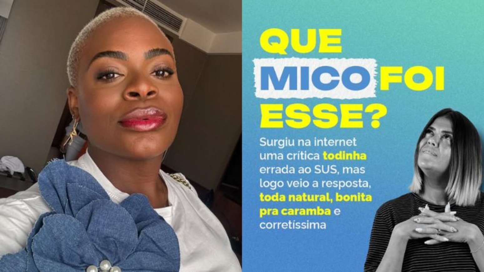 Ministério da Saúde ironiza críticas de Jojo Todynho ao SUS: 'Que mico foi esse?'
