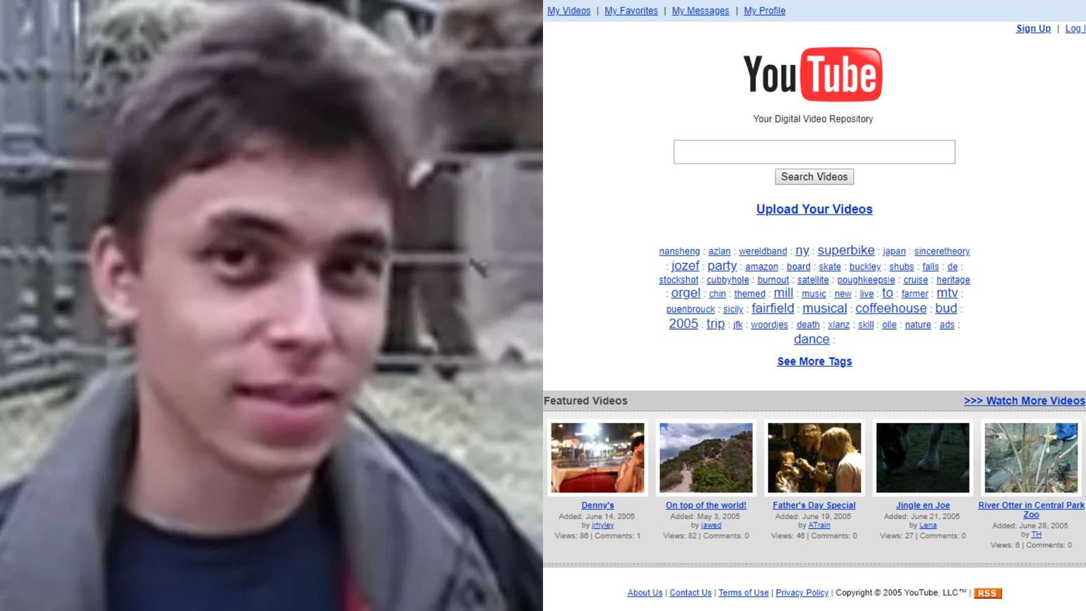 Qual foi o primeiro vídeo publicado no YouTube? Plataforma completa 20 ...