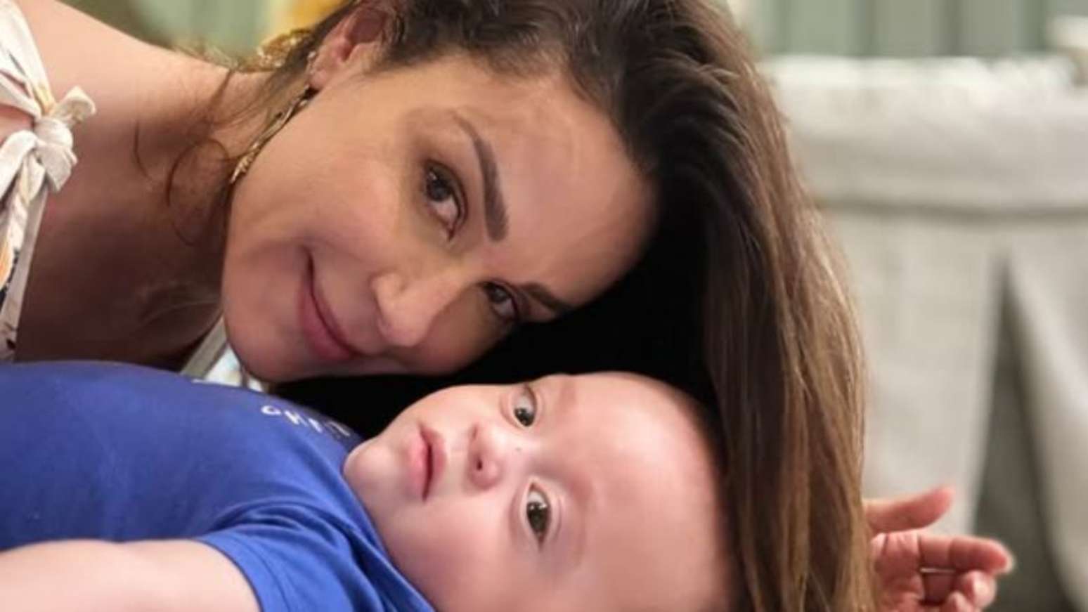 Nadja Haddad celebra aniversário de gêmeo sobrevivente do parto: 'Me fizeram mãe'