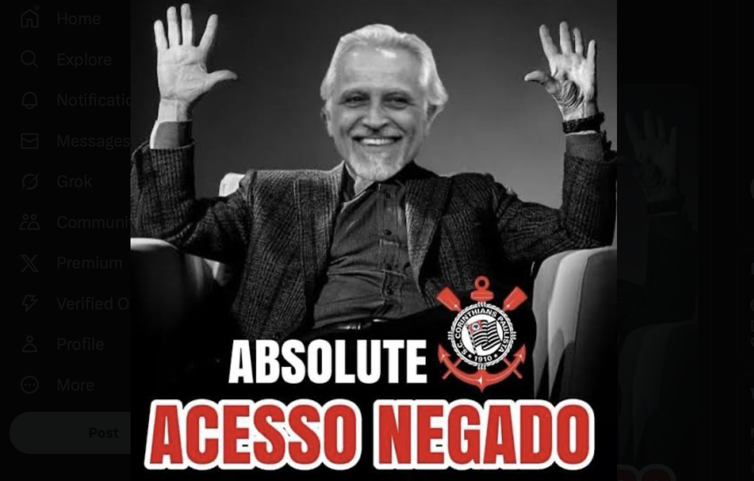 'Acesso negado': eliminação do Corinthians rende memes nas redes sociais