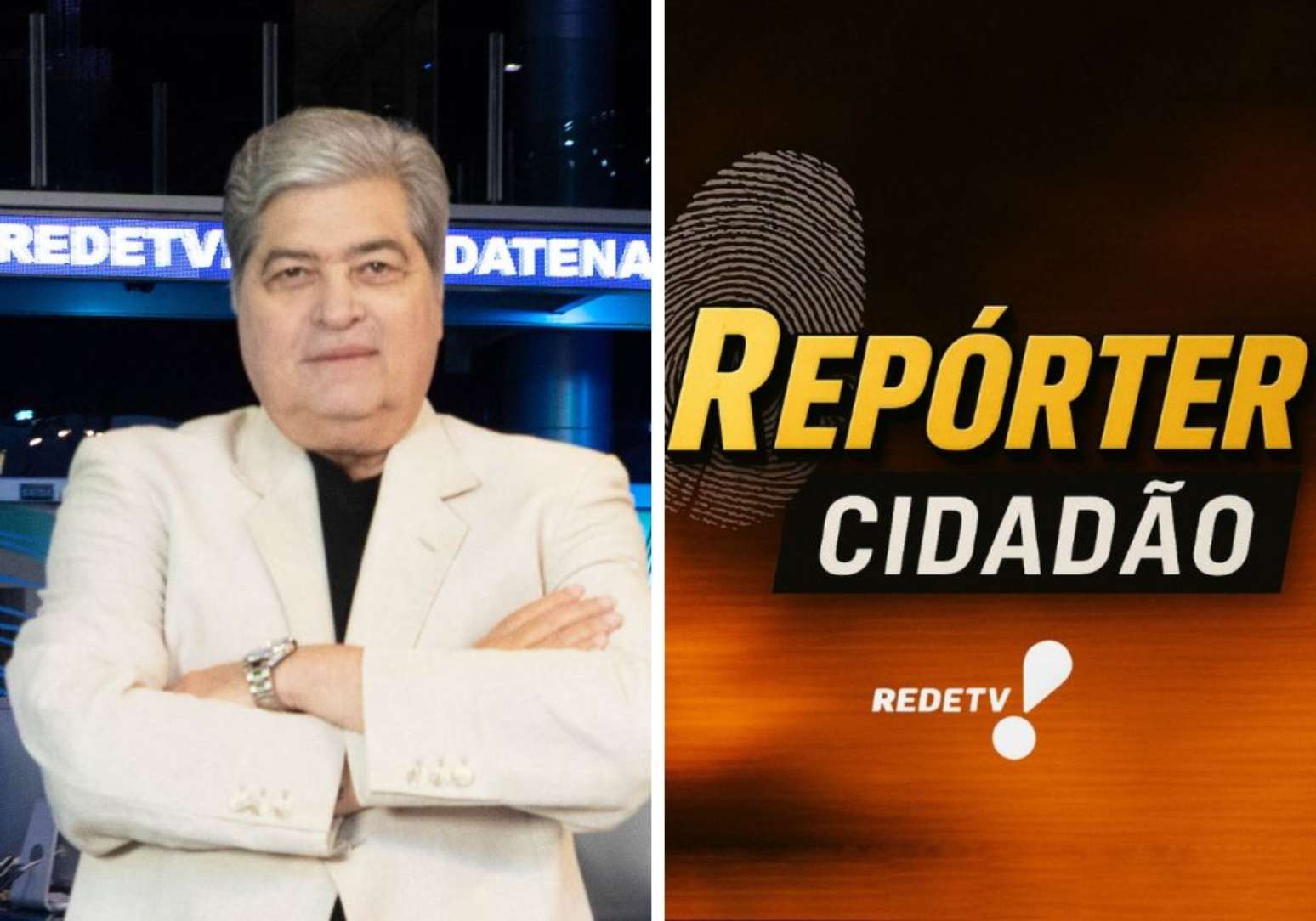 Datena volta à TV impedido de usar nome real de seu programa