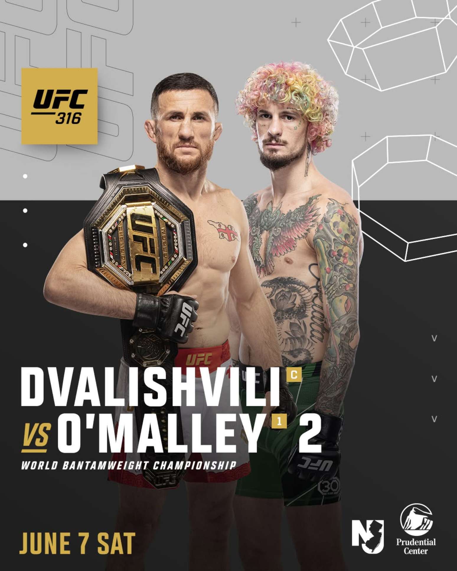UFC 316: Dvalishvili finaliza O'Malley e segue campeão do galos