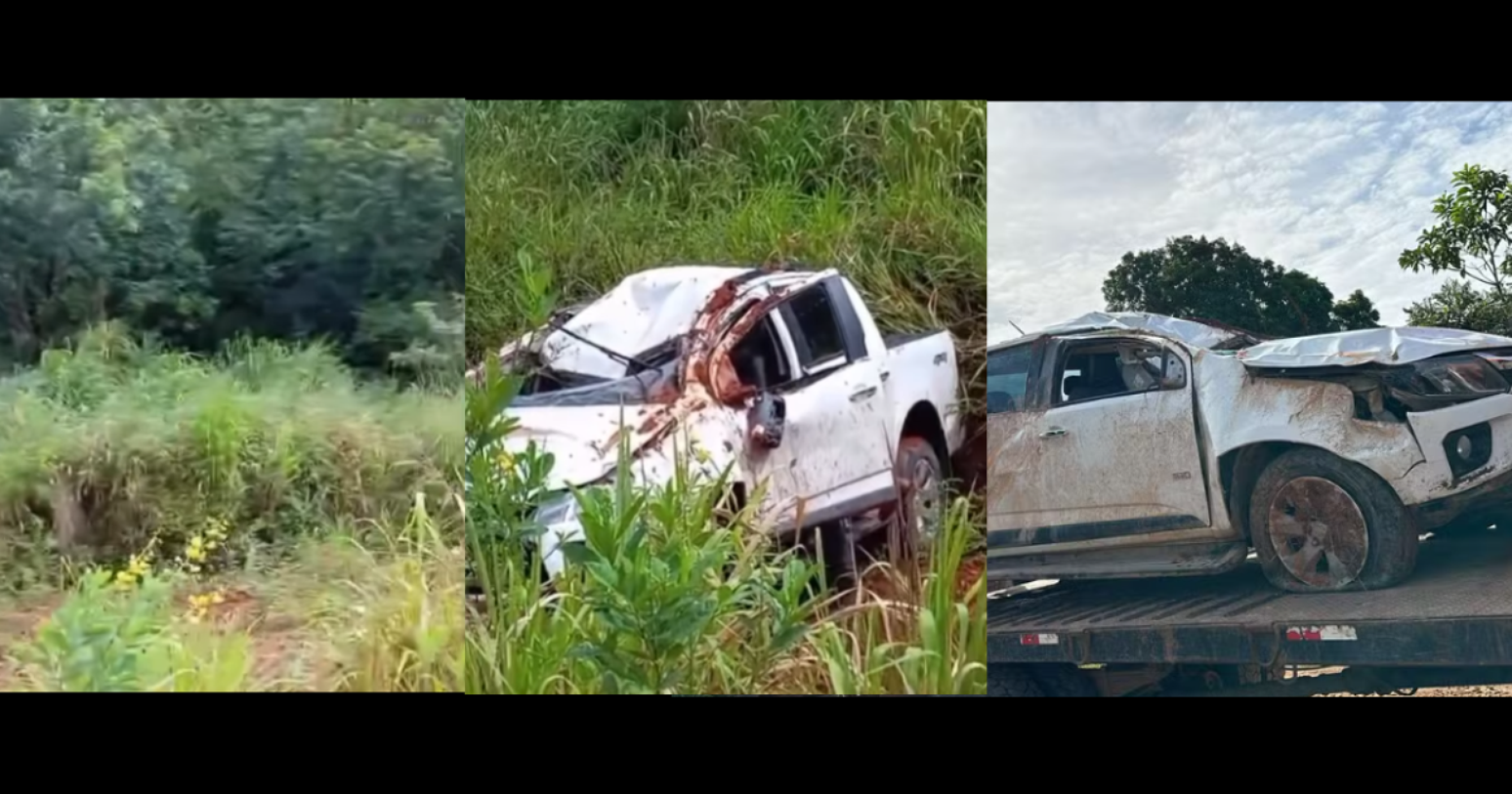 Cantor Wanderley Andrade sofre acidente grave a caminho de show no Pará