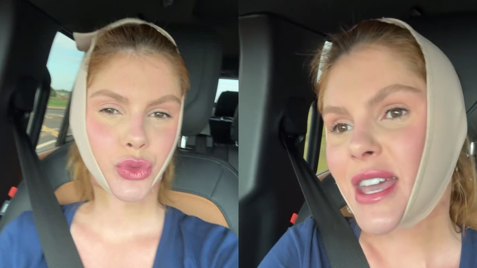 Bárbara Evans 'vira meme' ao mostrar técnica para eliminar 'papada'