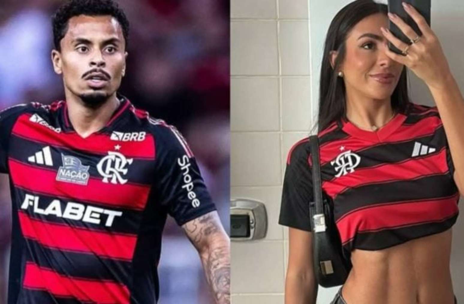 Após oficializar namoro, Allan Souza, do Flamengo, é 'substituído' por ...