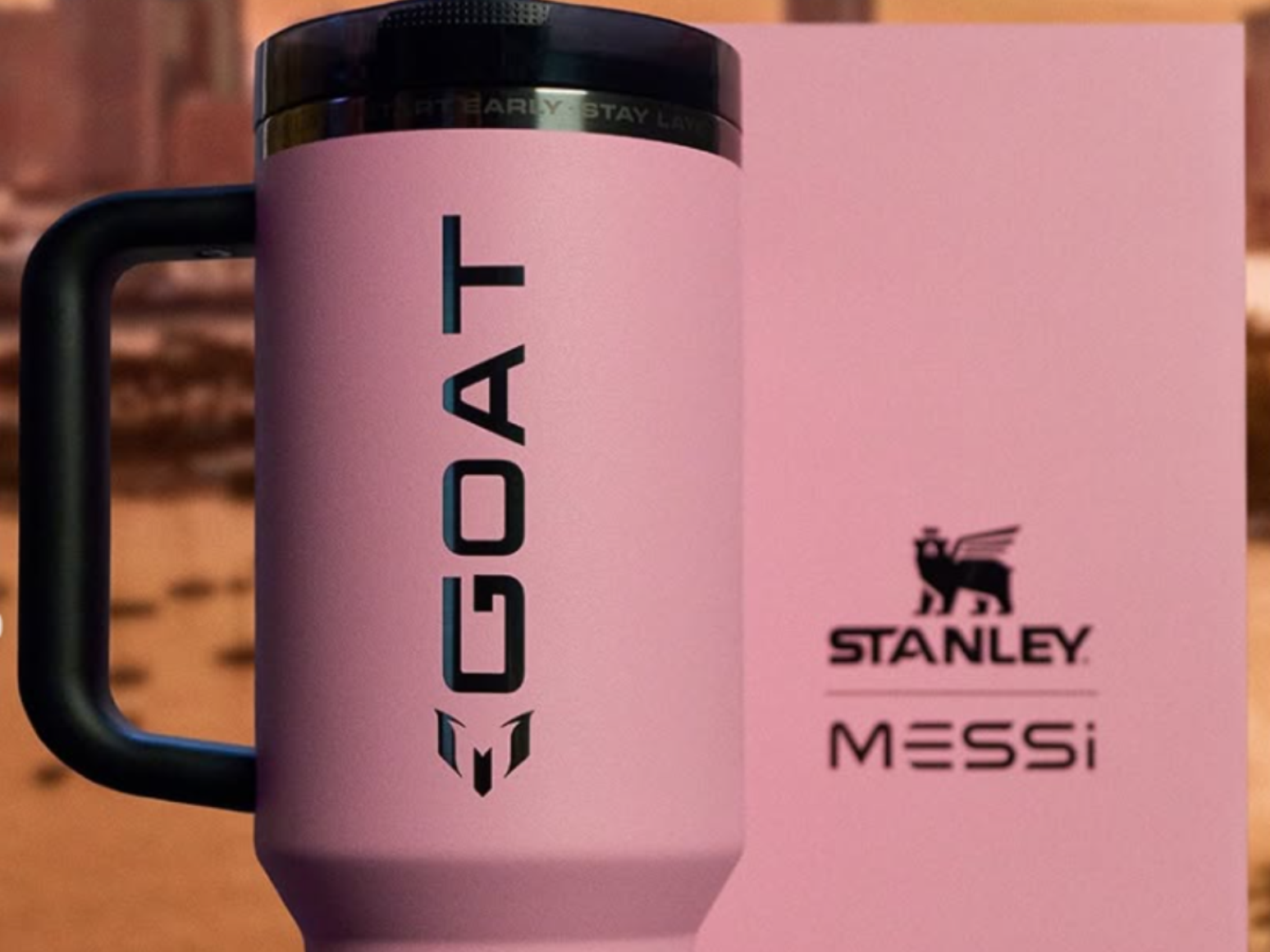 Stanley divulga novos produtos em parceria com Messi