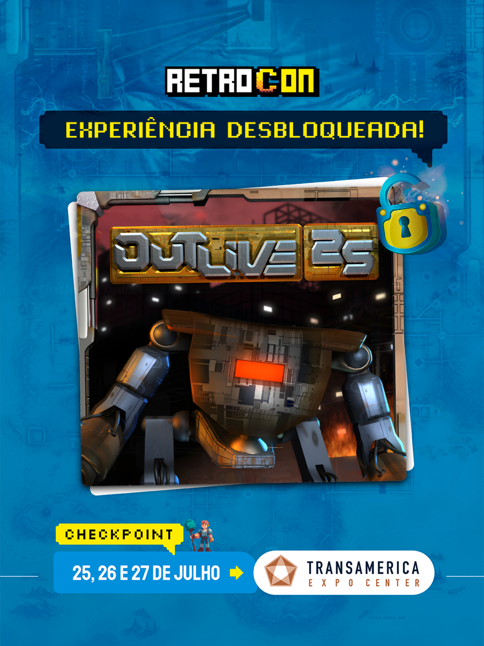 Outlive estará presente na Retrocon 2025, que acontece no fim de julho
