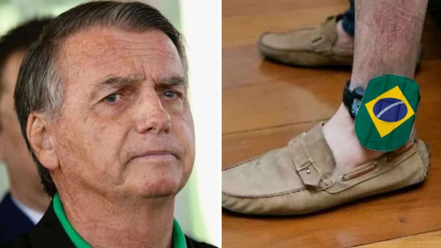 Jair Bolsonaro coloca tornozeleira eletrônica após busca e apreensão; veja