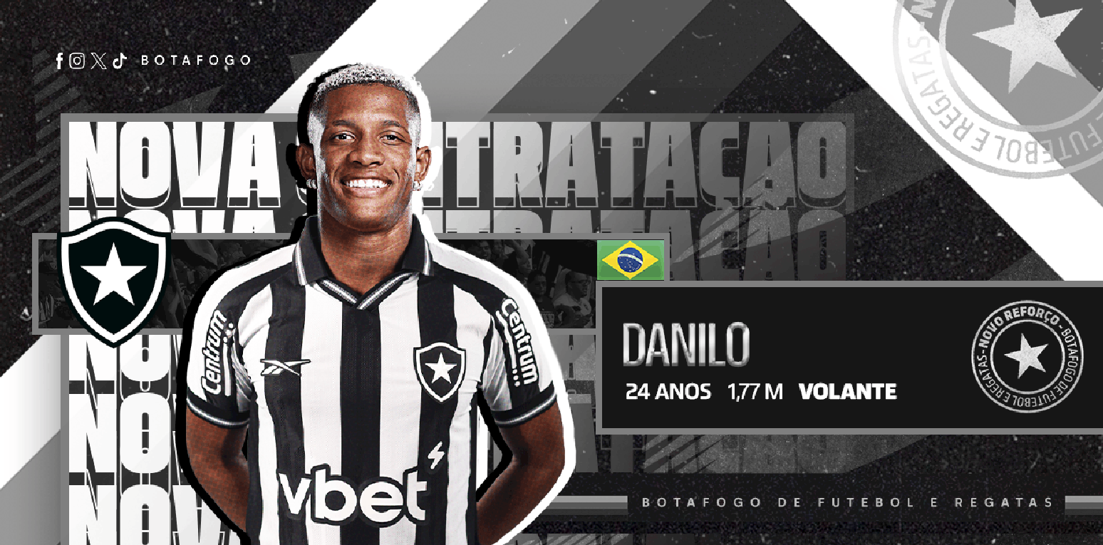 Danilo, ex-Palmeiras, é anunciado como reforço milionário do Botafogo