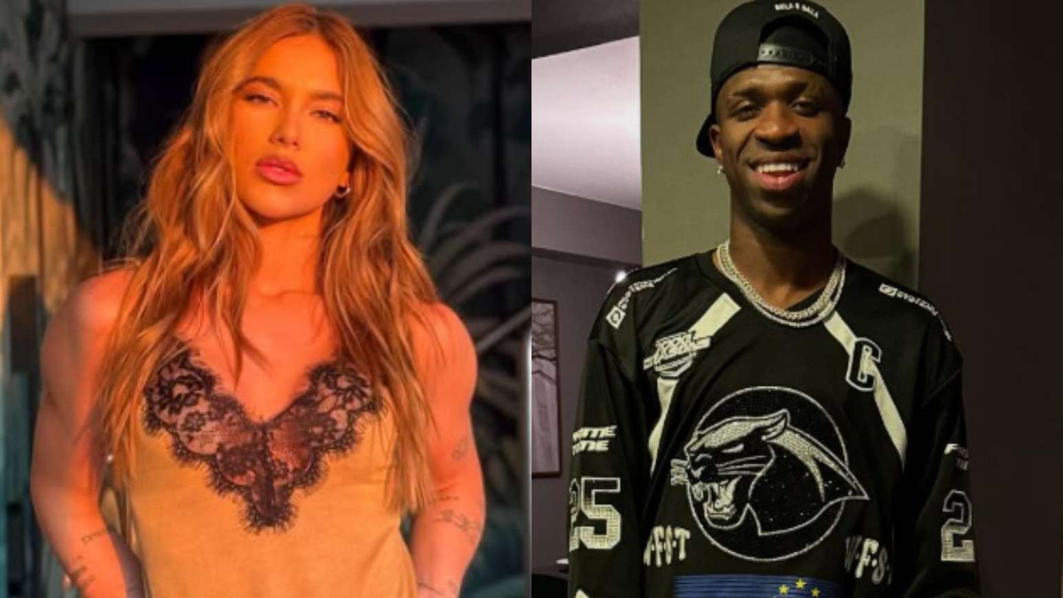 Às escondidas, Virginia curte festa coladinha com Vini Jr. em área reservada