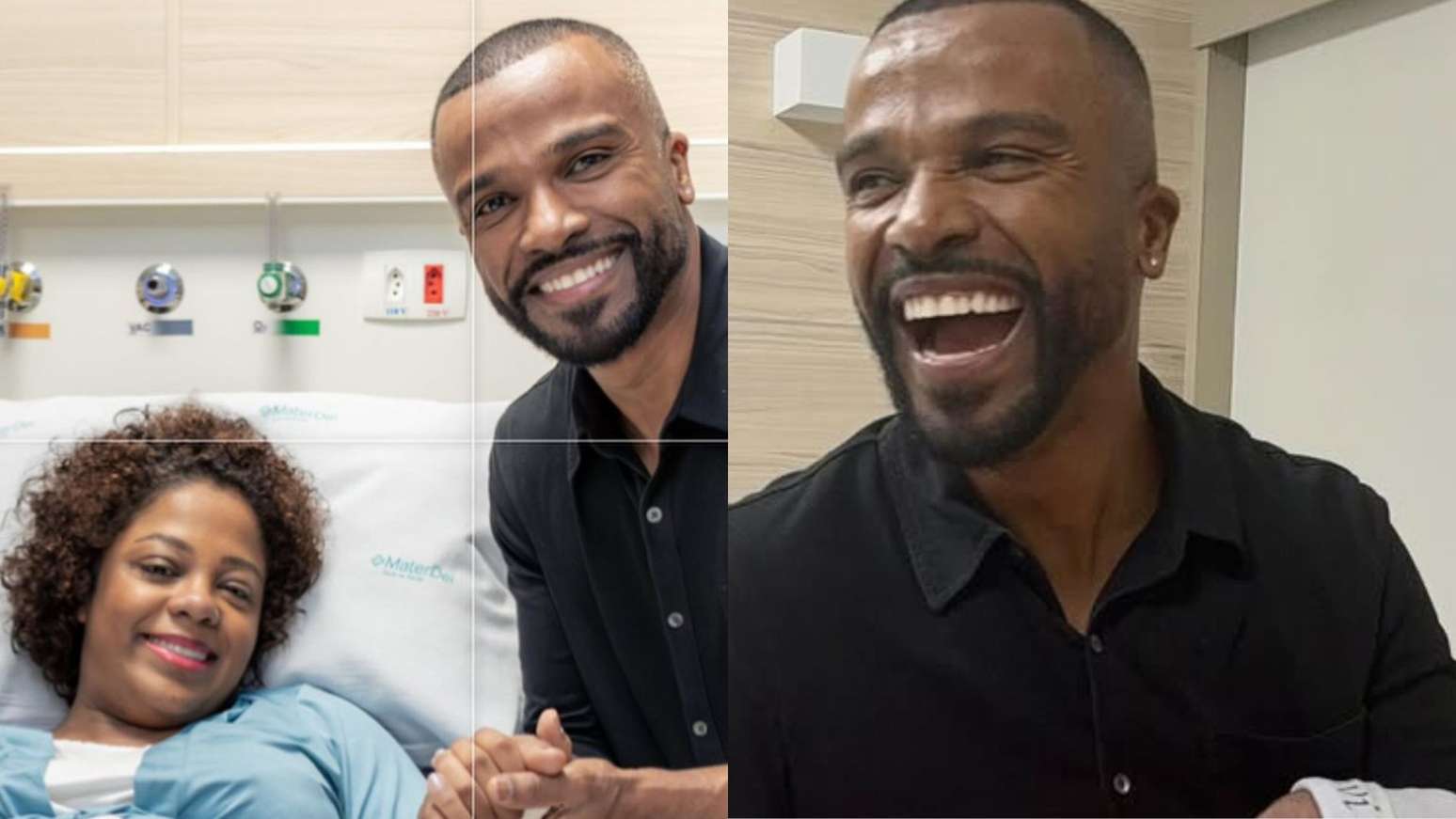 Nasceu! Alexandre Pires se emociona com chegada do primeiro neto: 'Vovô'