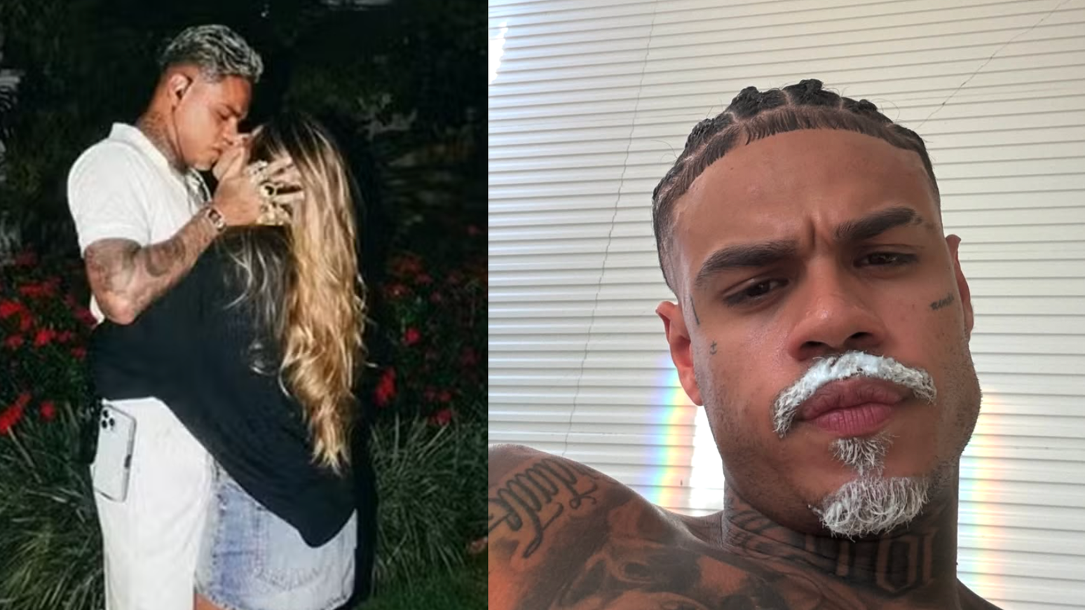 Quem é? MC Cabelinho posta foto intimista com namorada discreta