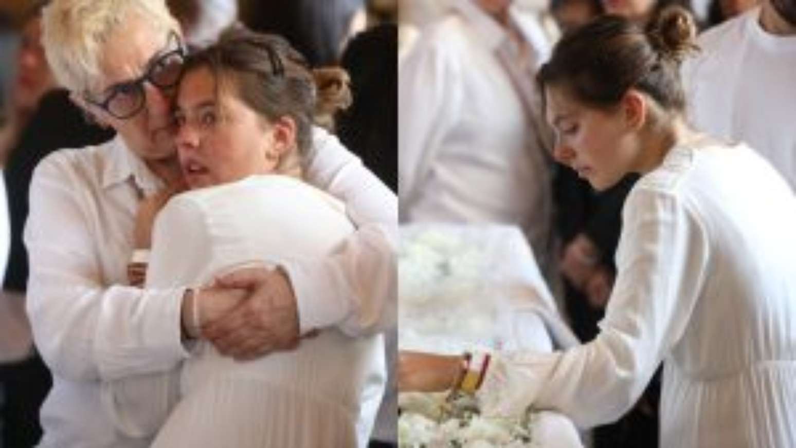 Momento difícil! Flora e Flor Gil surgem abaladas no velório de Preta Gil