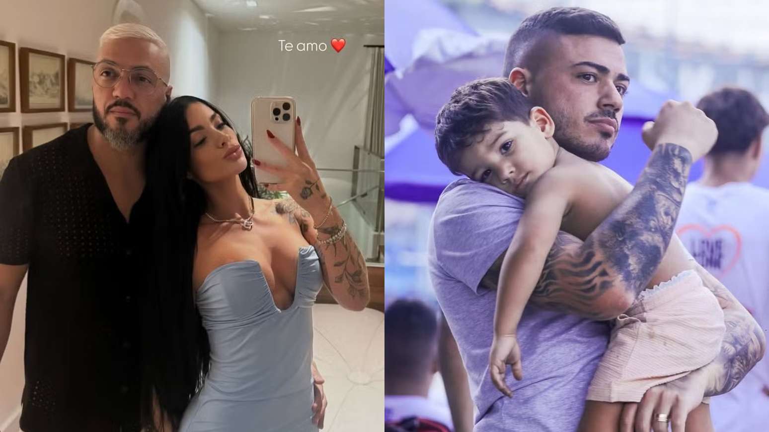 Ex da namorada de Belo se revolta após filho chamar o cantor de pai: 'A máscara cai'