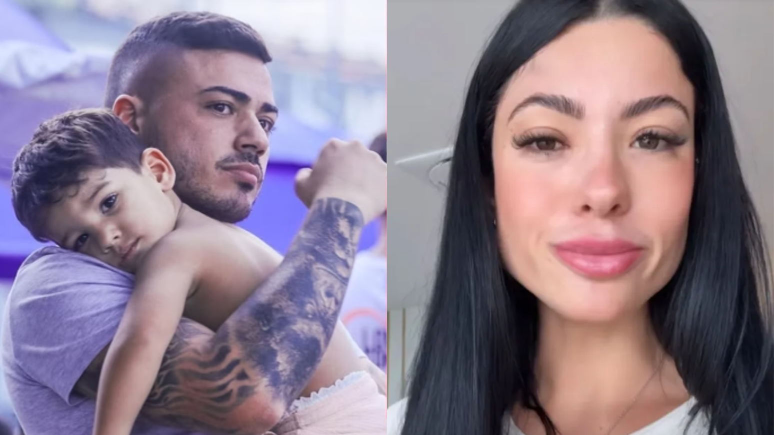 Rayane Figliuzzi, atual de Belo, é acusada de abandonar o filho: 'Abandonou comigo'