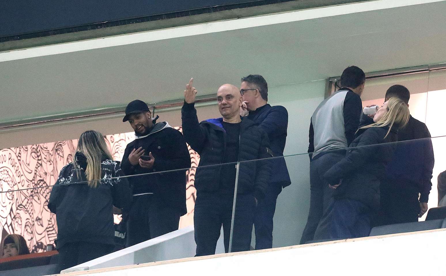 Alexandre de Moraes assiste jogo do Corinthians após sanção dos EUA