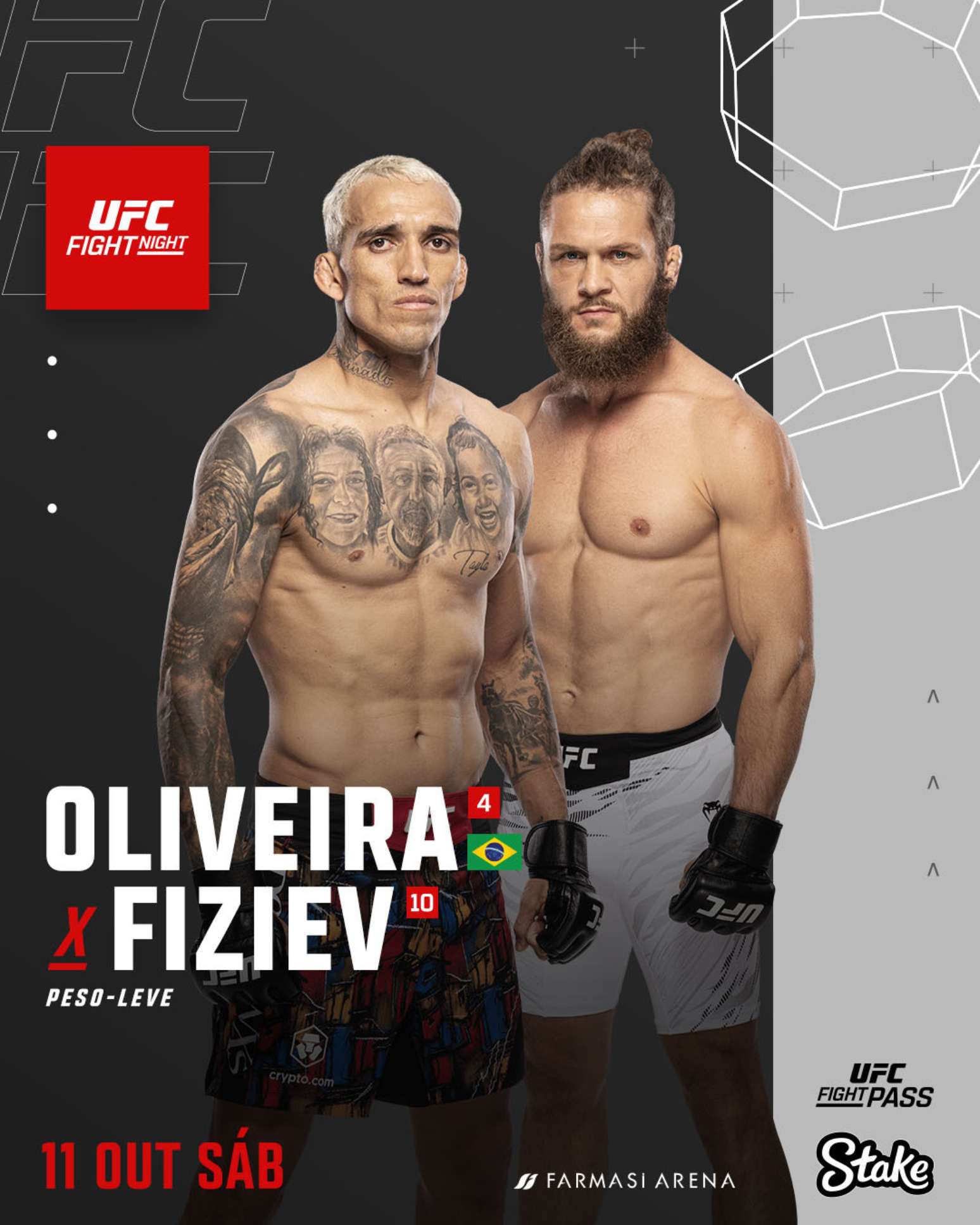 Charles do Bronx é escalado para a luta principal do UFC Rio