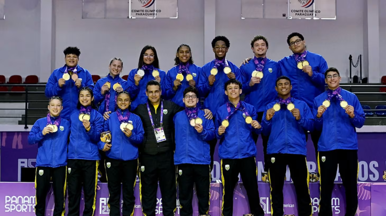 Brasil dispara na liderança do quadro de medalhas no Pan Júnior de Assunção