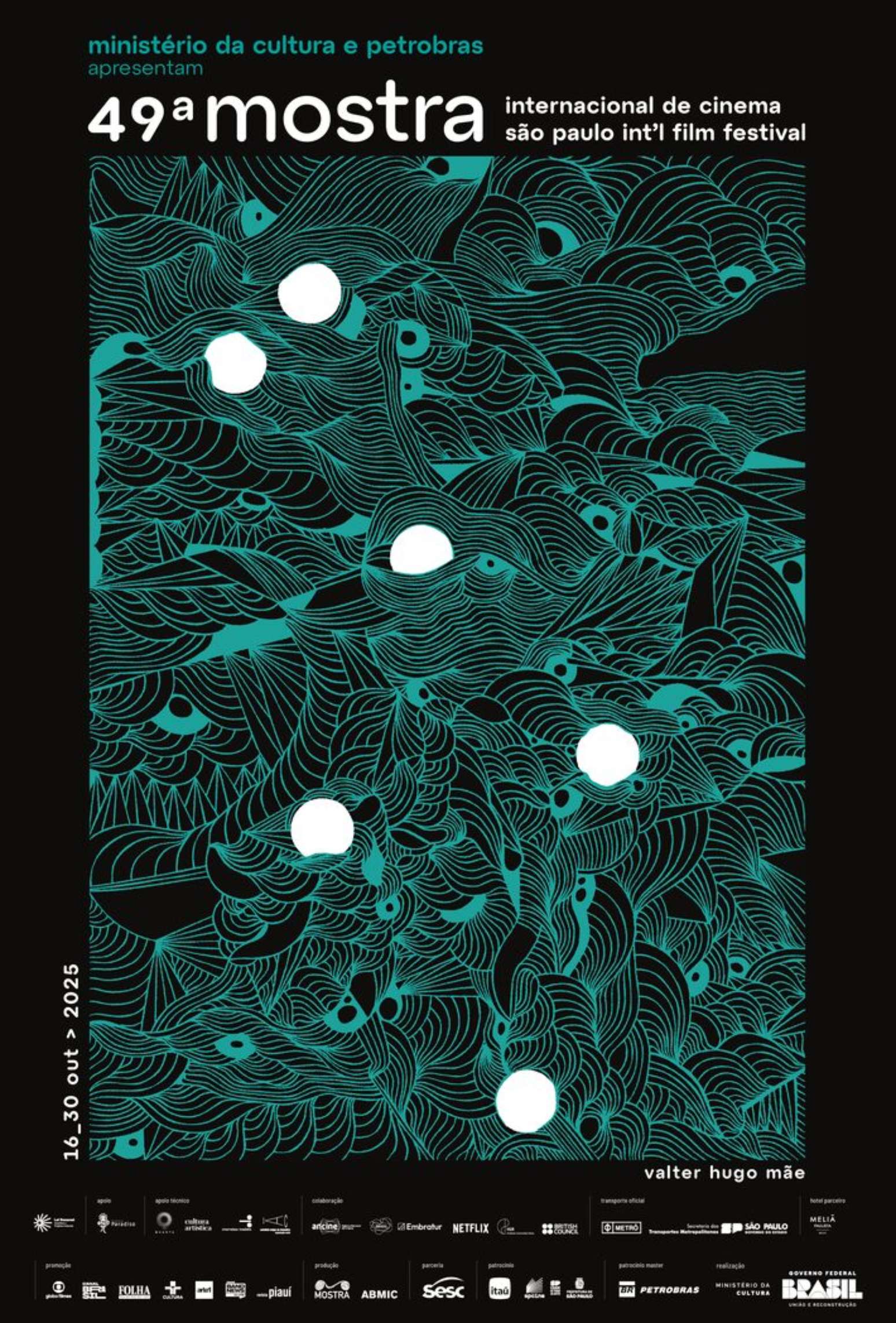 Mostra de Cinema de SP revela cartaz, feito por Valter Hugo Mãe, e ...