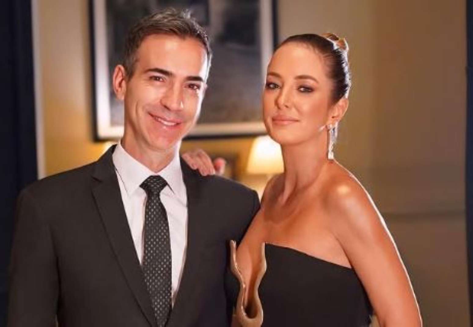 César Tralli revela acordo do casamento com Ticiane: 'Senha é a mesma'