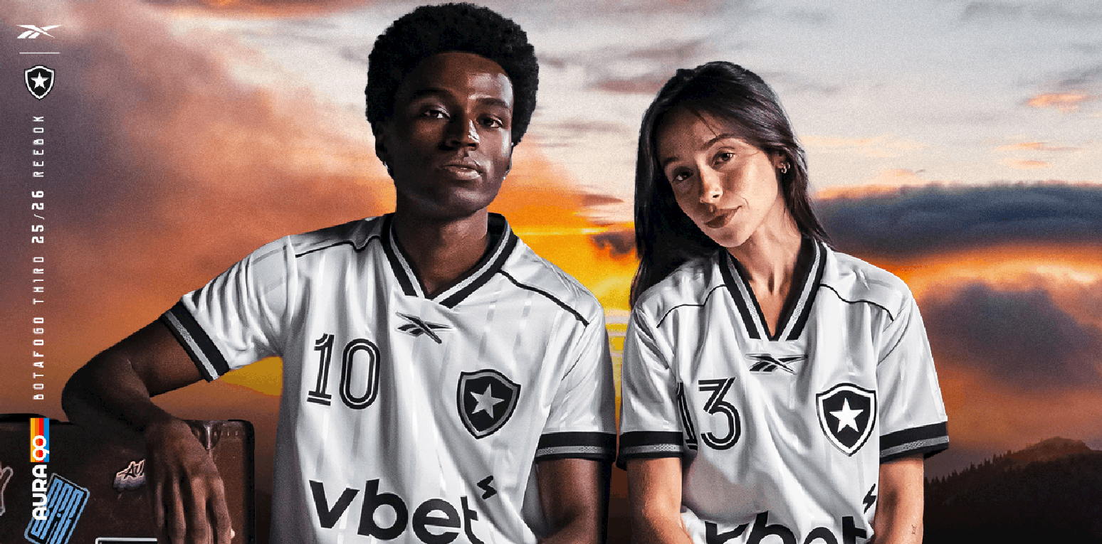 Botafogo apresenta seu novo terceiro uniforme para a temporada