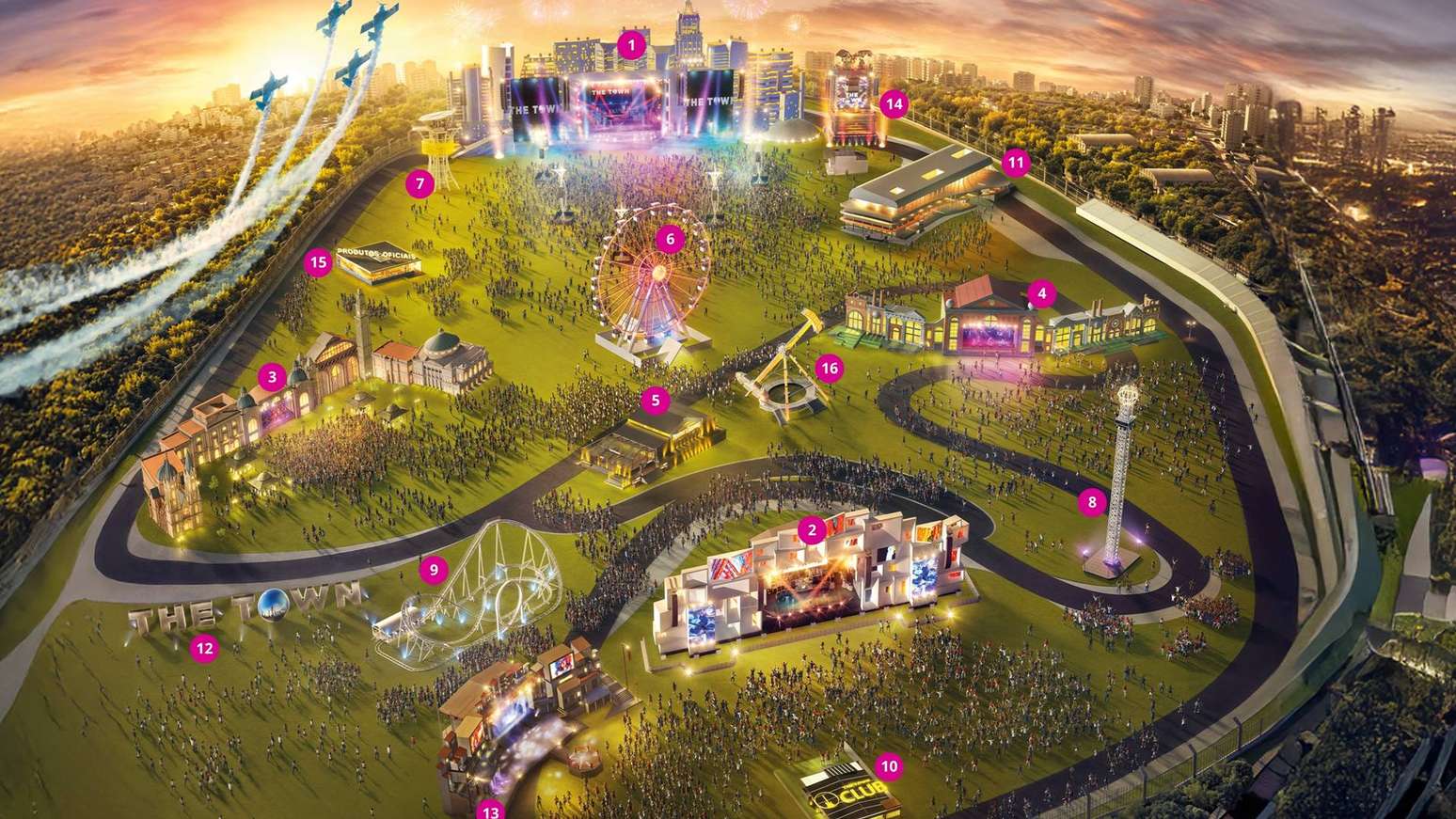 As maiores mudanças nas posições de palco do The Town 2025