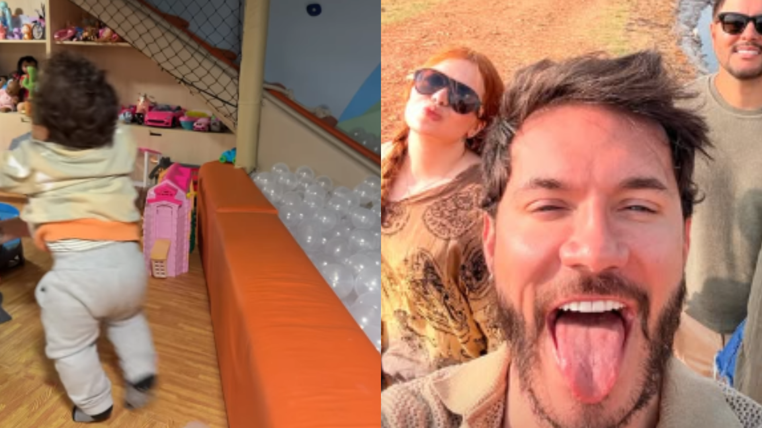 Ravi, filho de Viih Tube e Eliezer, dá os primeiros passos enquanto os ...