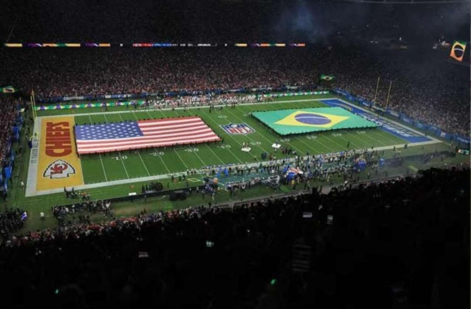 NFL se consagra no Brasil, e Neo Química Arena recebe público digno de Corinthians