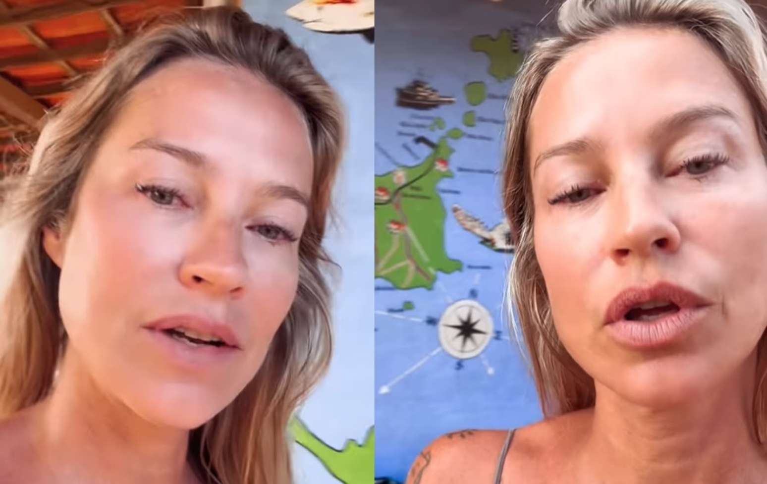 Crítica de Luana Piovani expõe luxo e falta de recursos em Noronha