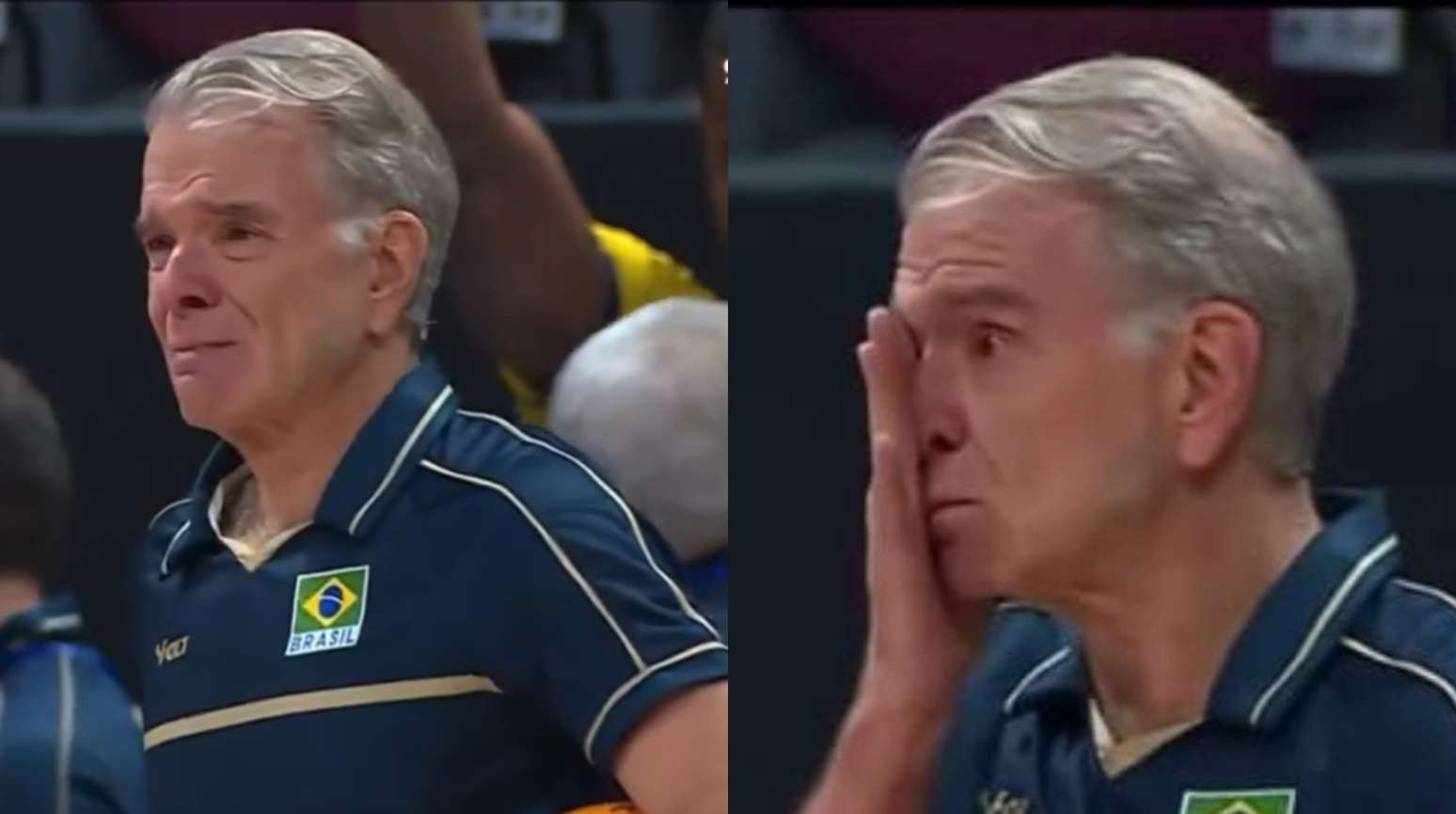Bernardinho recebe notícia da morte da mãe antes de jogo e cai no choro ...