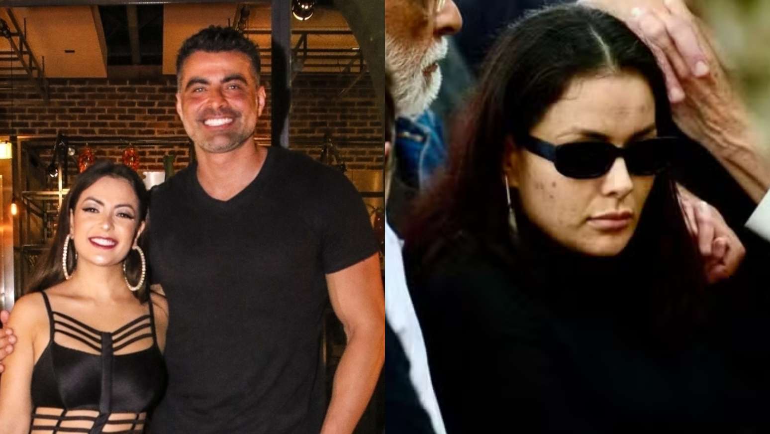 Lí Martins, ex-Rouge, se despede e surge abalada no velório do marido, JP Mantovani