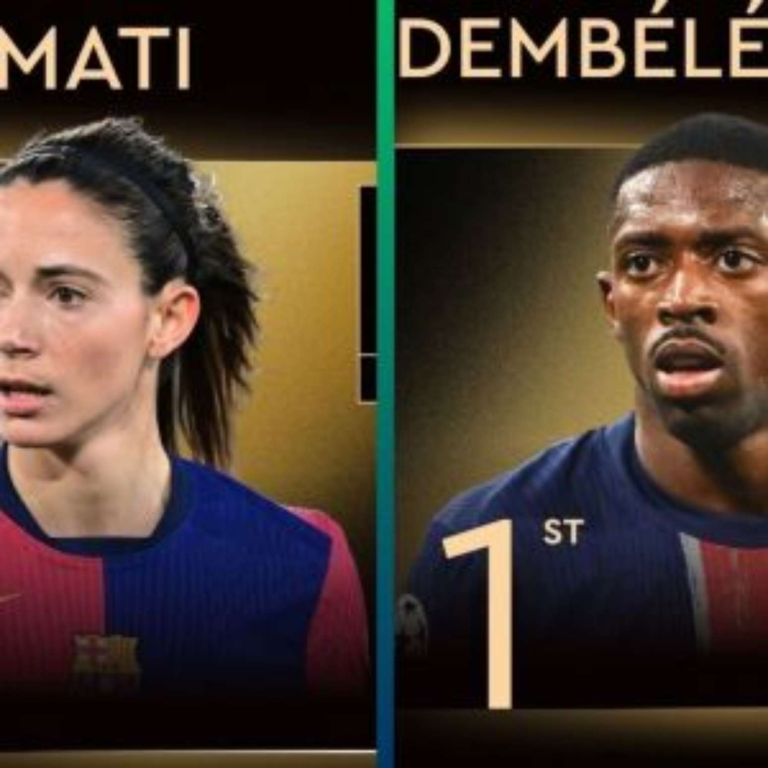 Bola de Ouro: Dembélé desbanca Yamal e vence; Bonmati leva pela ...