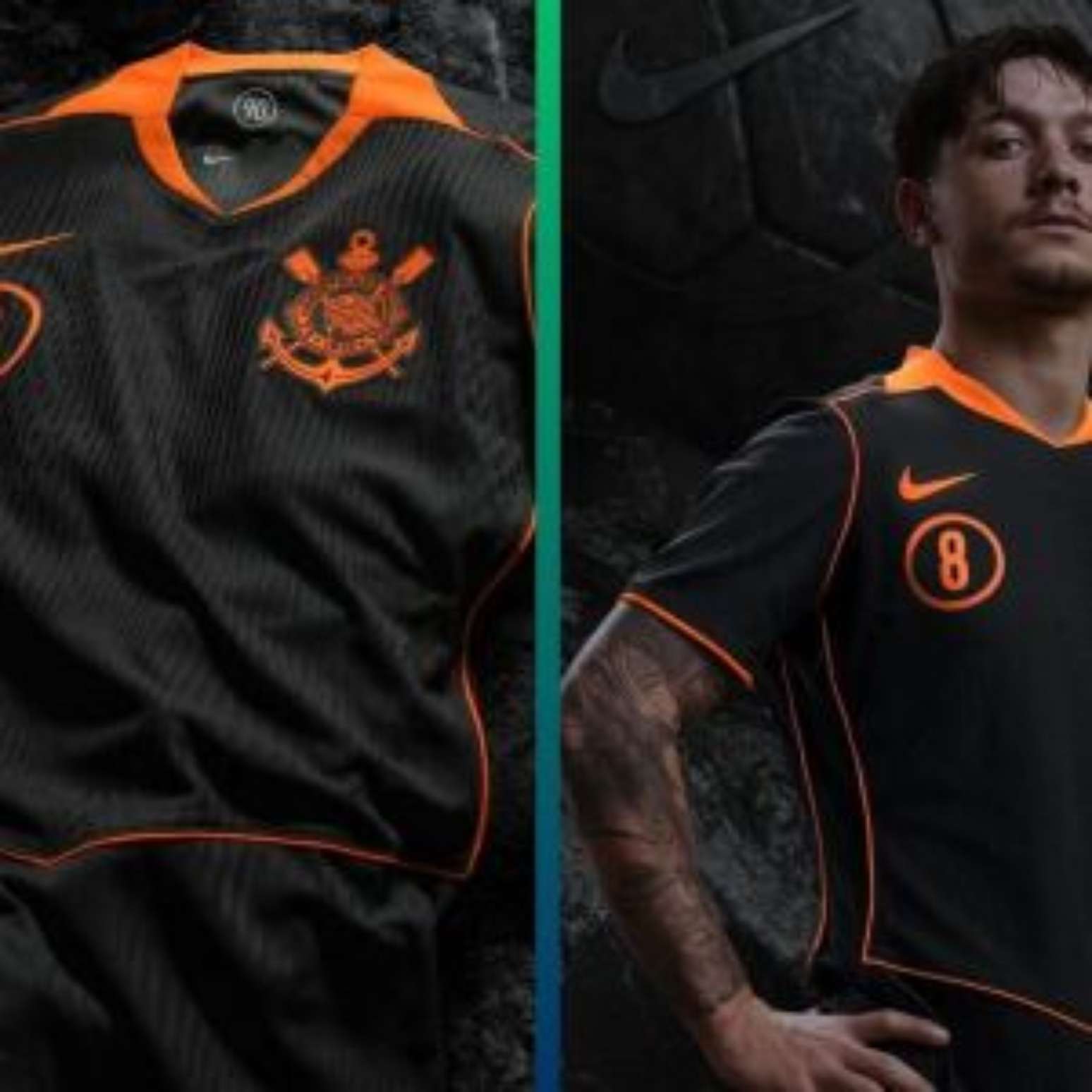 Nova camisa do Corinthians vai estrear em clássico contra o Flamengo