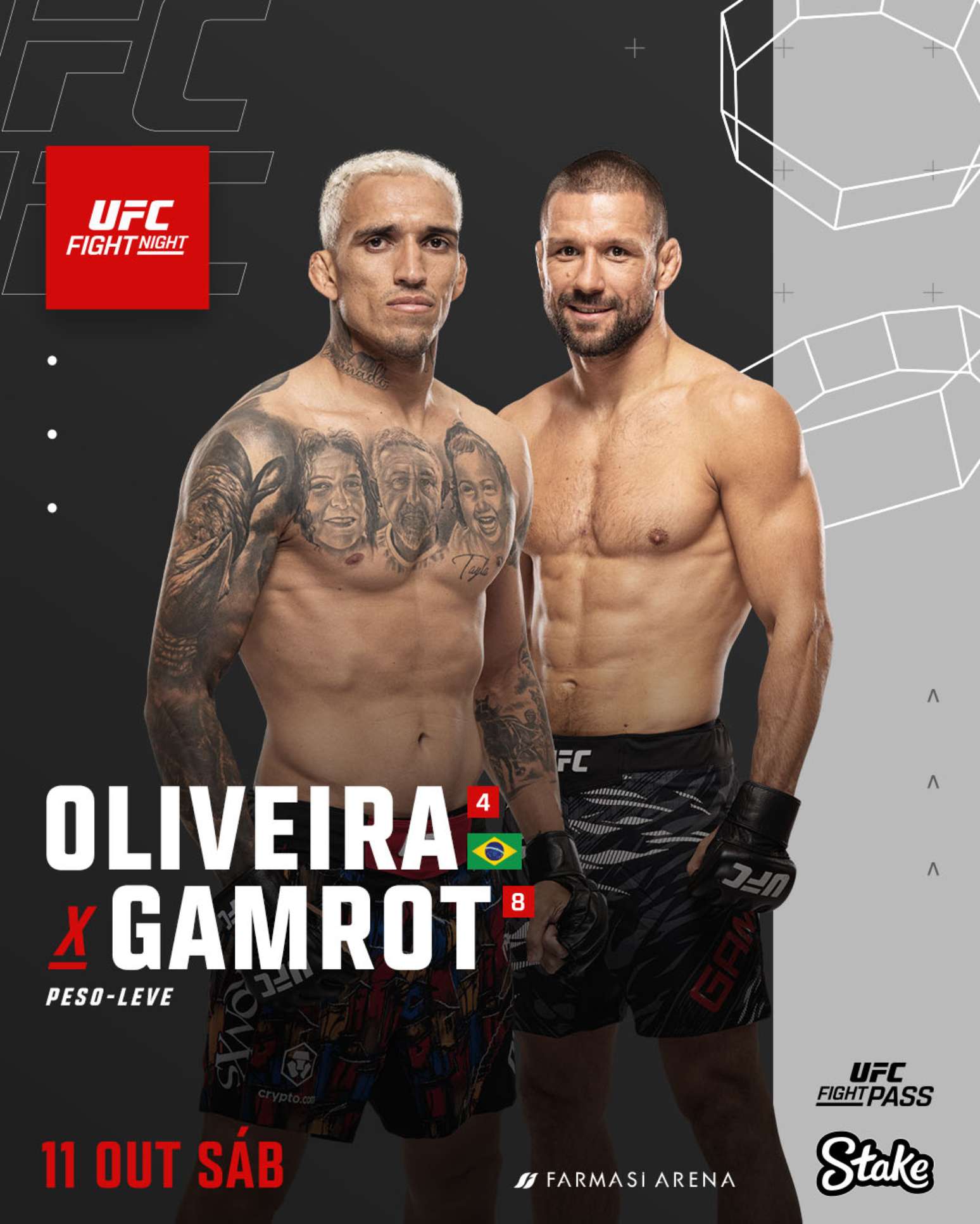 Charles do Bronx ganha novo rival para luta no UFC Rio; confira