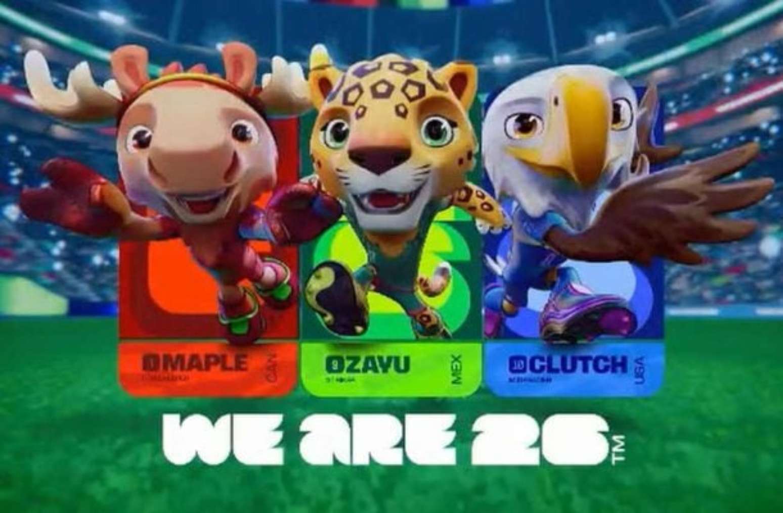 Fifa divulga os mascotes da Copa do Mundo de 2026; confira os nomes