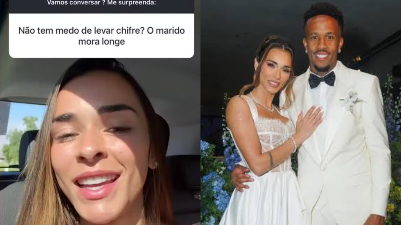 Tainá Castro abre o jogo sobre medo de ser traída por Éder Militão ...