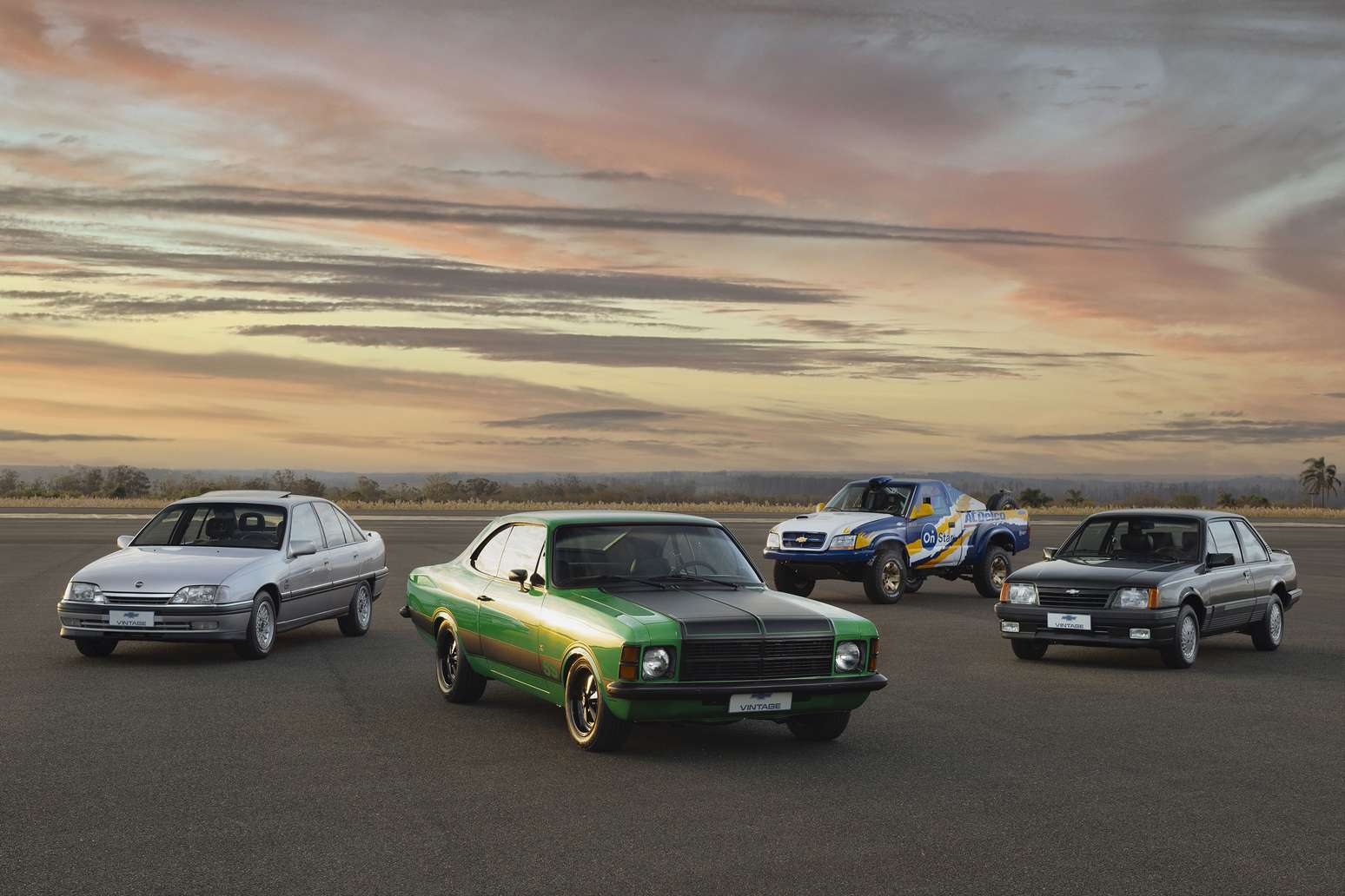 Chevrolet Vintage revive Opala, Omega e Monza com estado de zero km