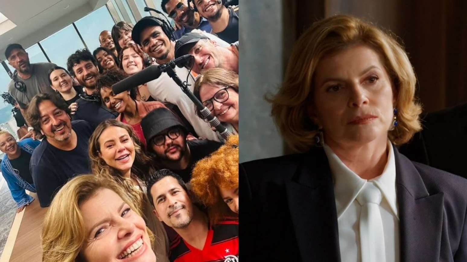 Deborah Bloch é surpreendida com presente inusitado após gravação de ...
