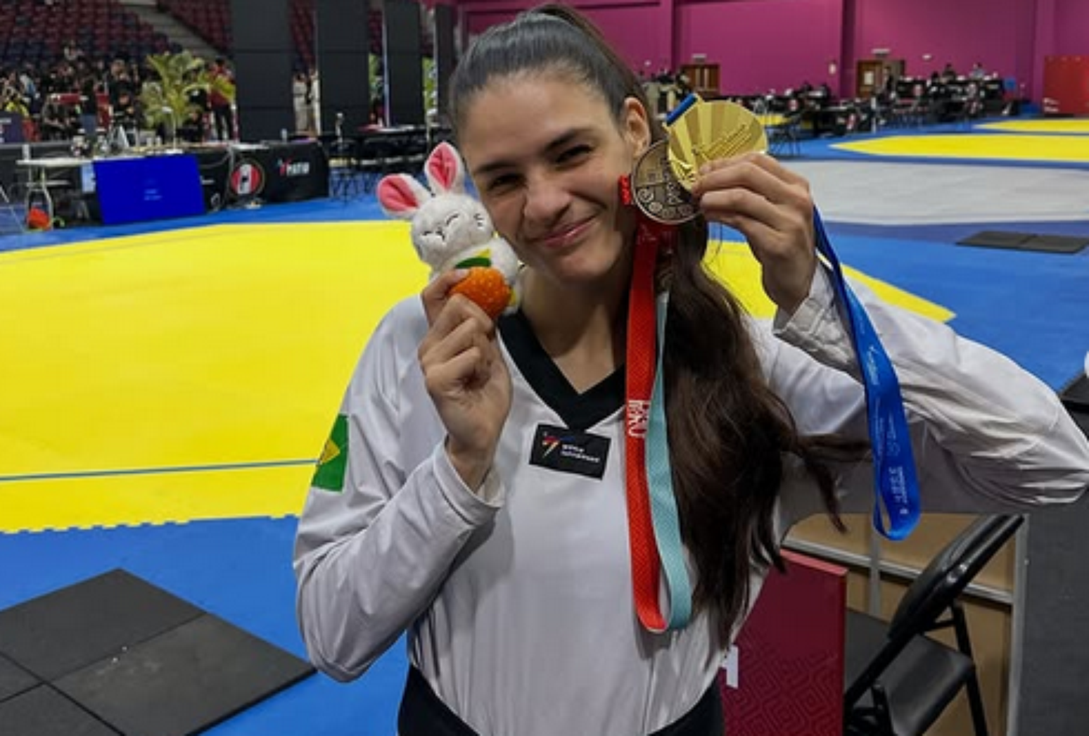 Brasileira Maria Clara Pacheco lidera ranking mundial de taekwondo 57kg