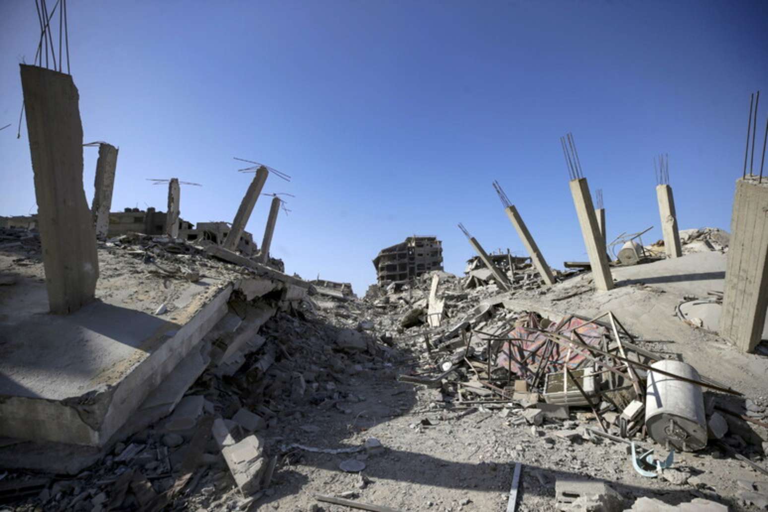 Guerra deixou 80% das construções em Gaza destruídas, diz ONU