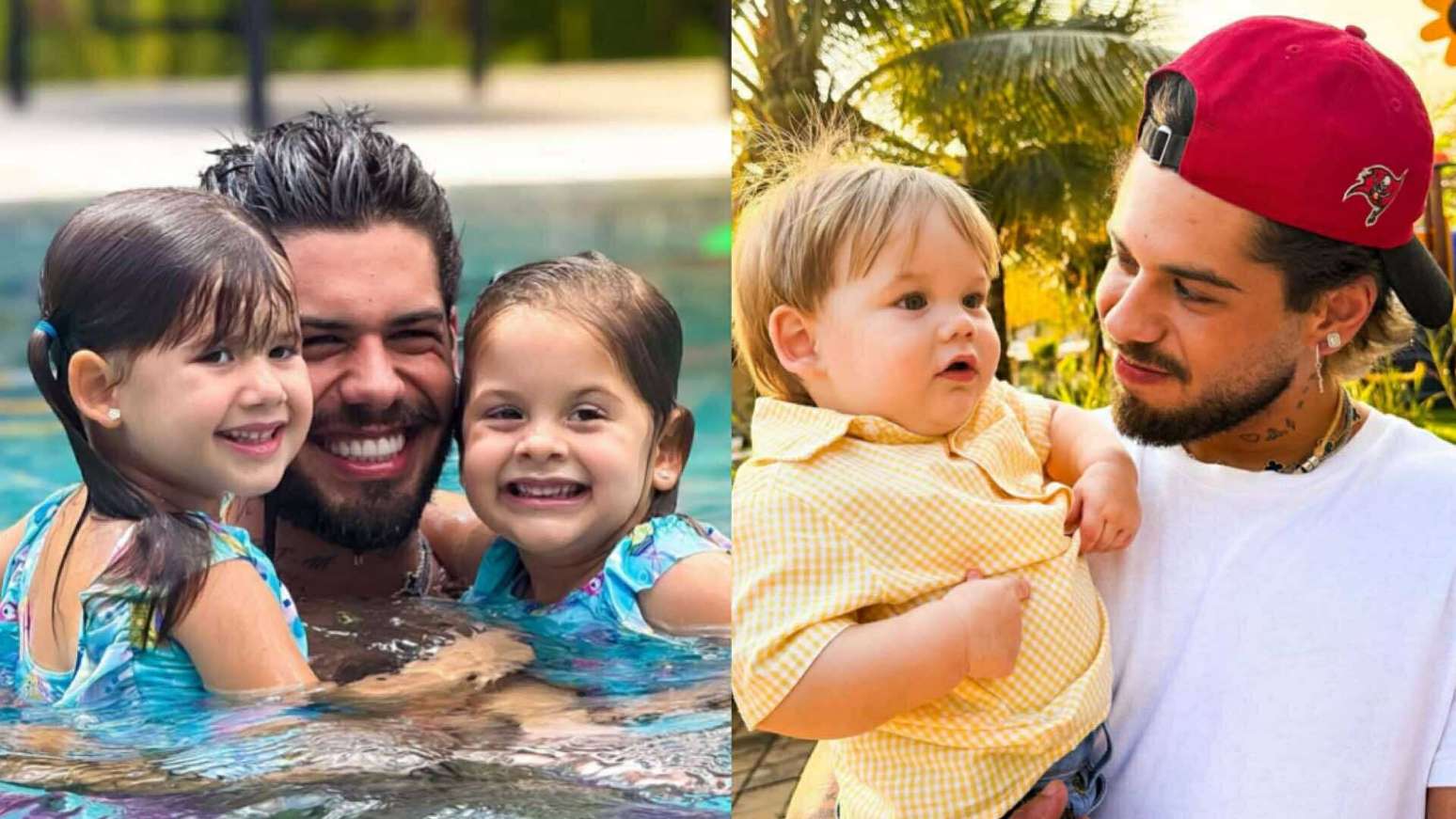 Zé Felipe é massacrado após postar fotos dos filhos: 'Lembrou deles'