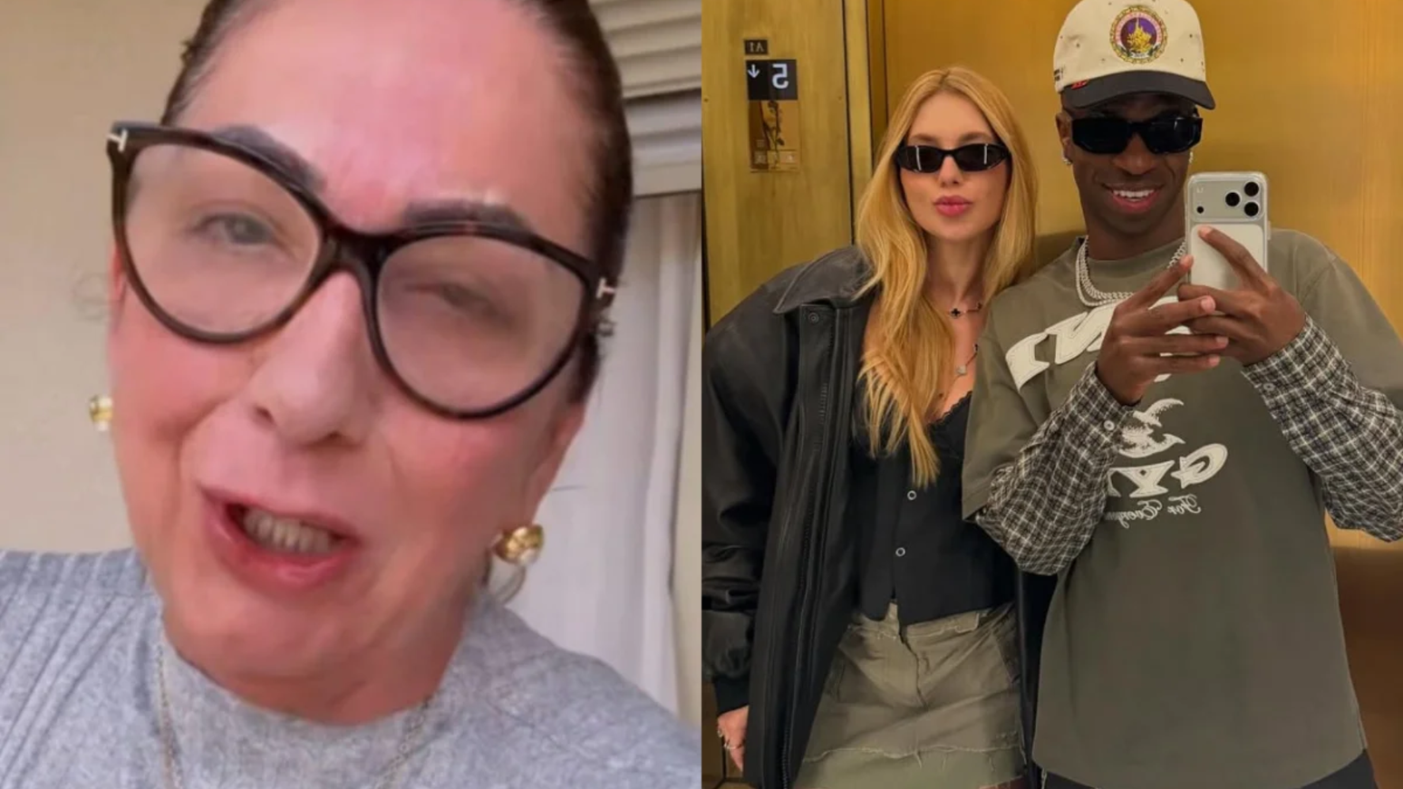 Mas já? Mãe de Virginia publica vídeo de 'casamento' da filha com Vini Jr.