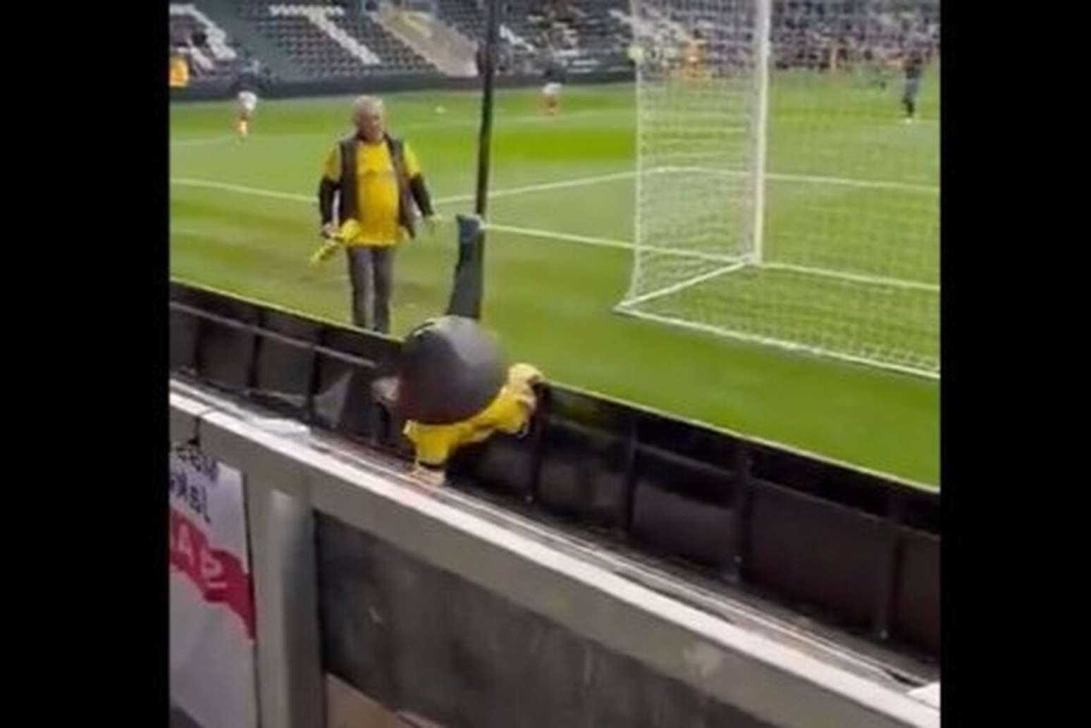 Mascote de clube fica bêbado e é expulso de estádio na Europa