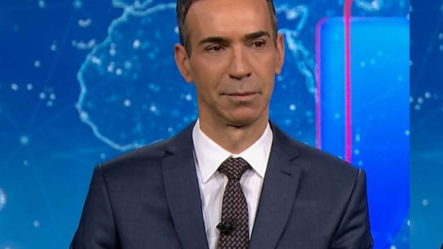 Detalhe na estreia de César Tralli no 'Jornal Nacional' chama atenção ...