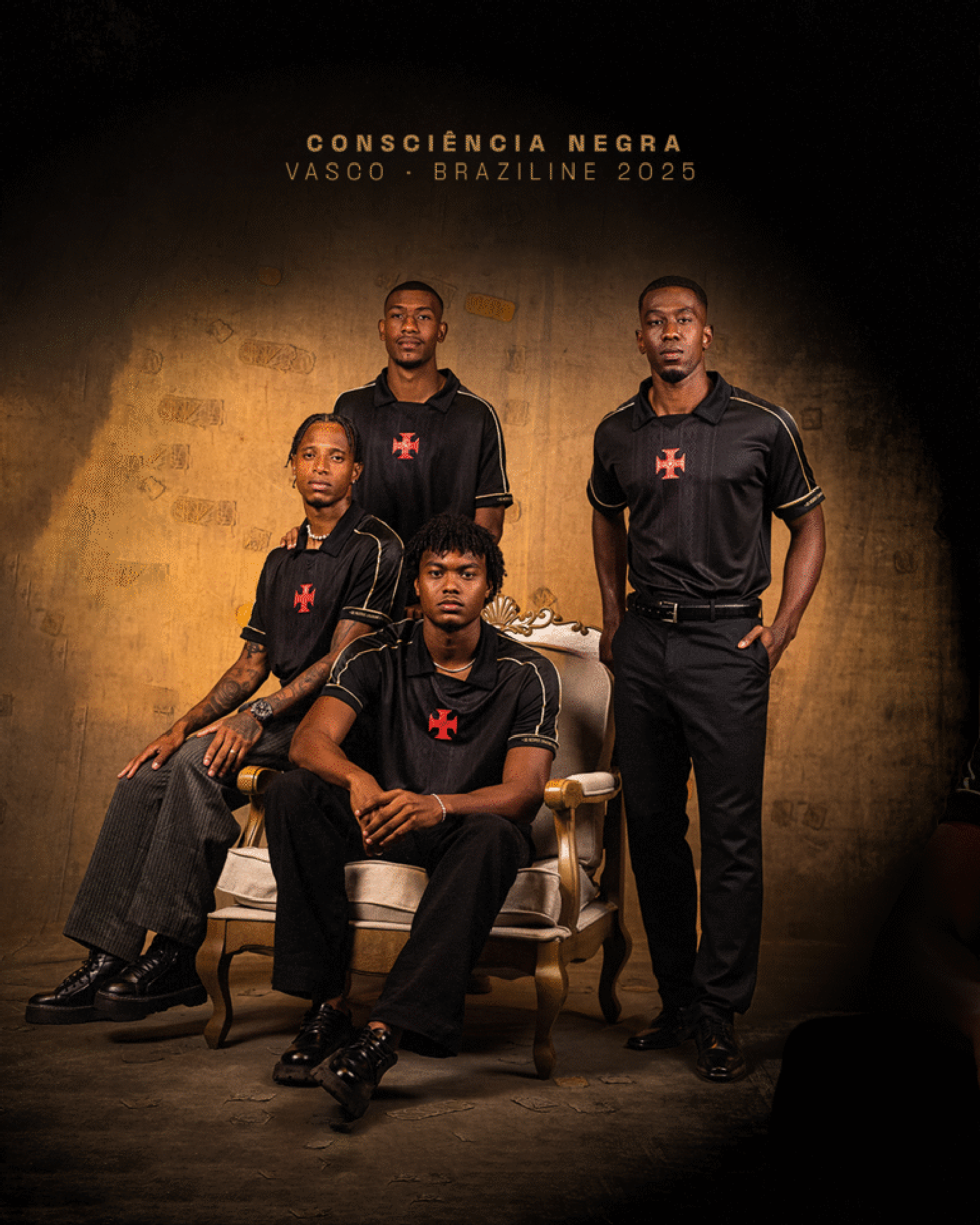 Vasco lança uniforme em homenagem ao mês da consciência negra; veja fotos