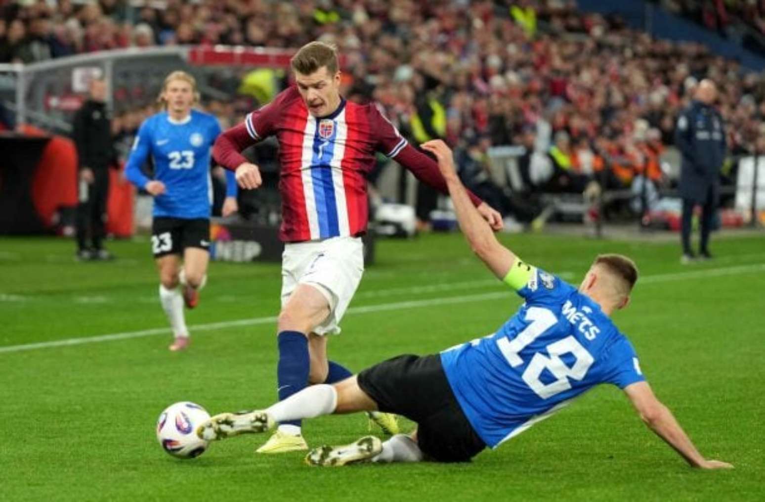 Noruega vence a Estônia e fica a um passo da Copa do Mundo