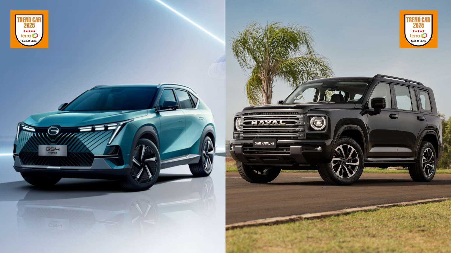 Chineses GAC GS4 e Haval H9 vencem suas categorias no Prêmio Trend Car