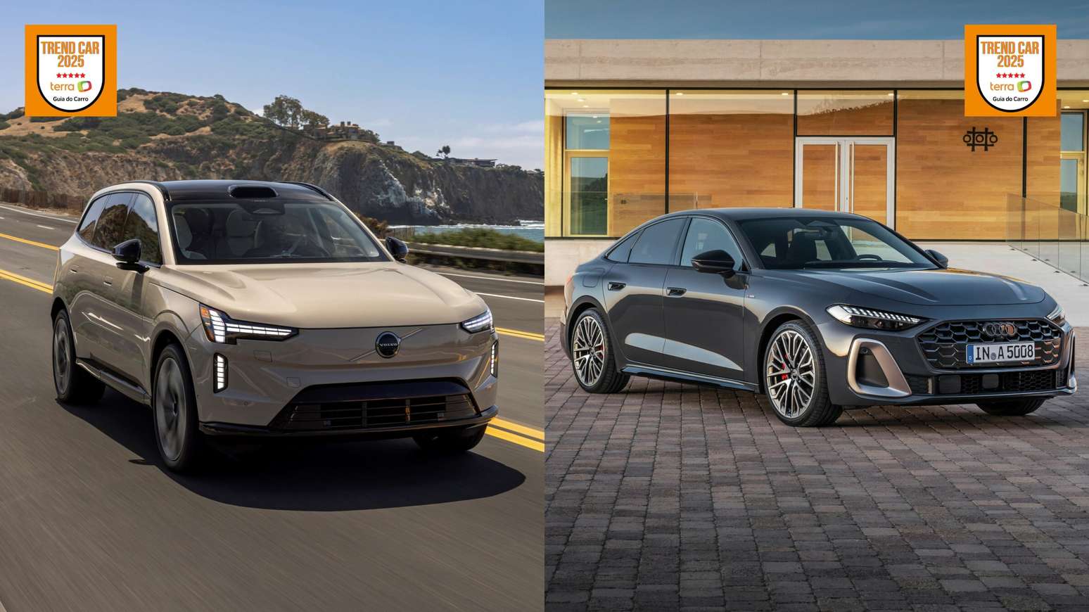 Volvo EX90 e Audi A5, dois carros premium vitoriosos no Trend Car 2025